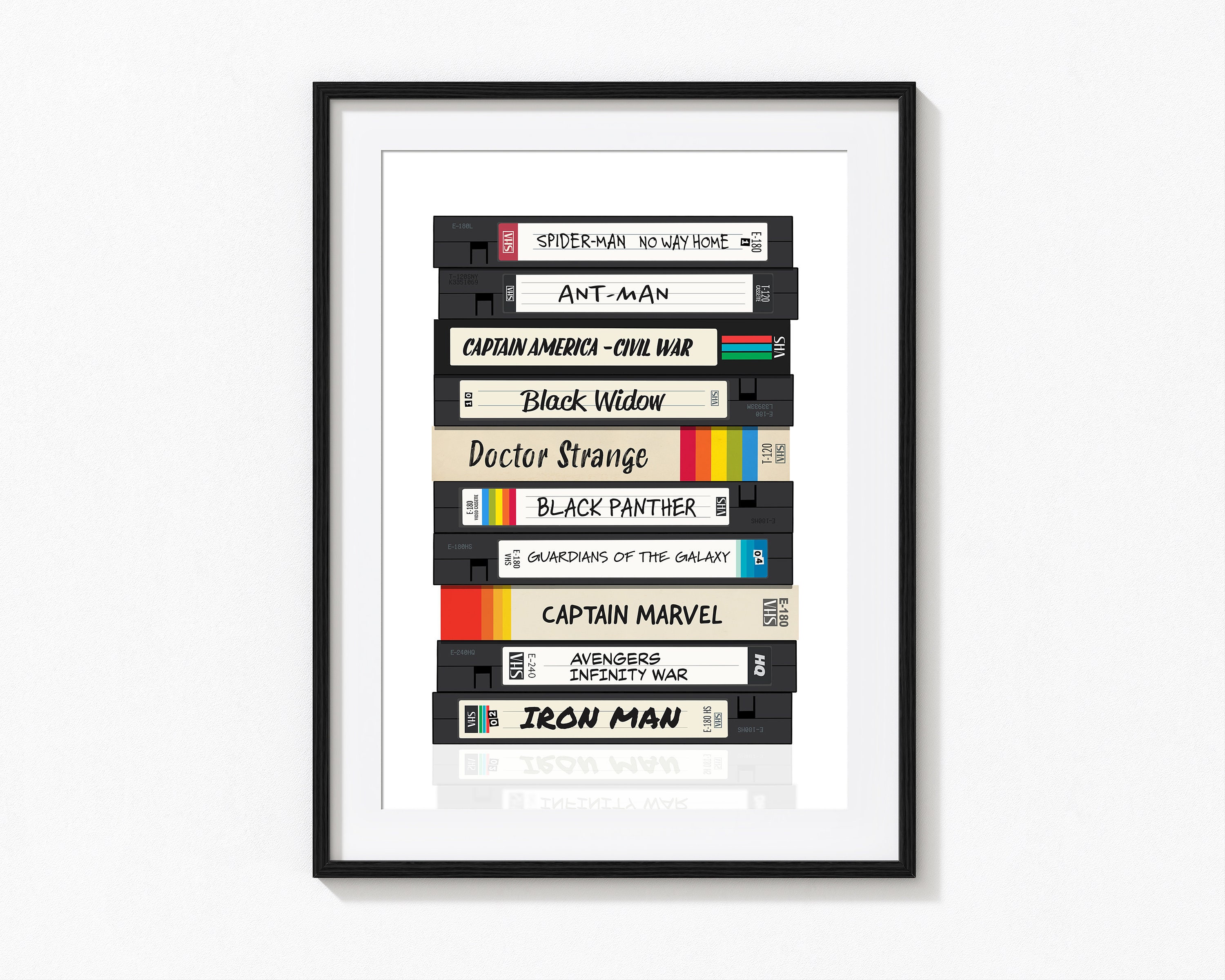 Personalised VHS Tape Poster | Custom Retro Movie Print | Video ...