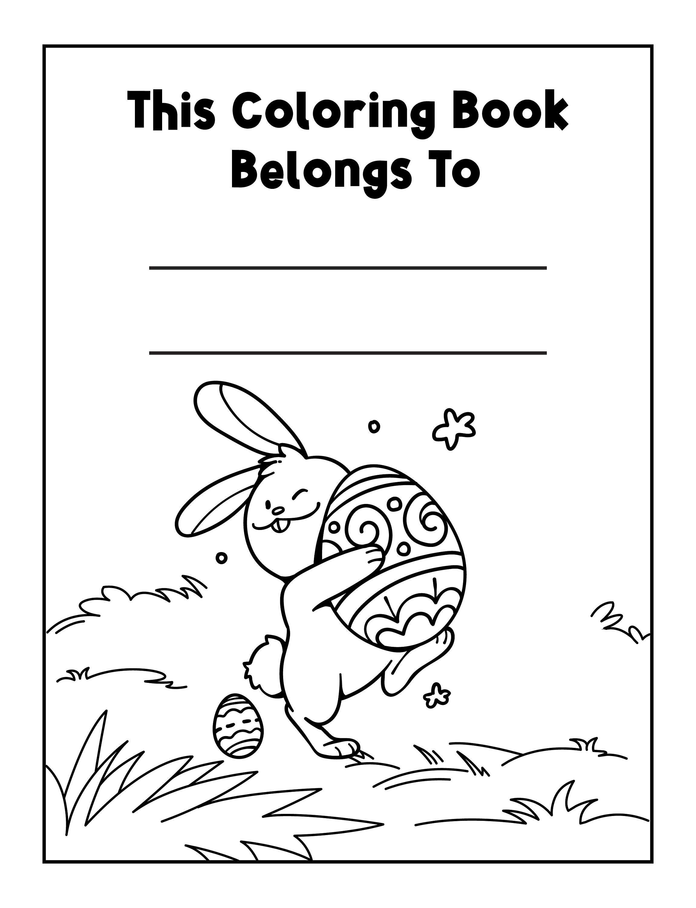 Printable Easter Coloring Book - Instant Digital Download PDF 15 Pages ...