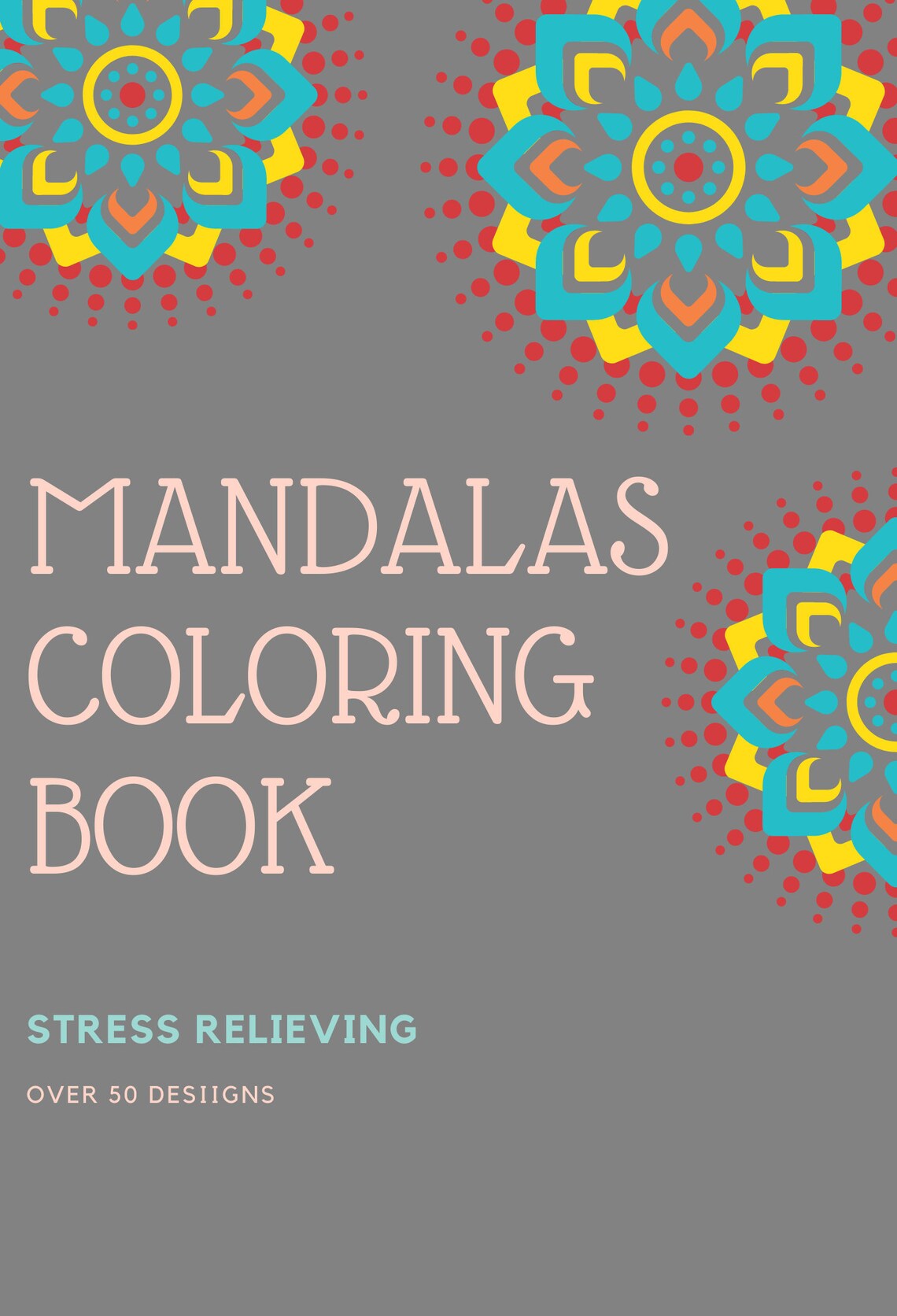 Mandalas Coloring Book - Etsy