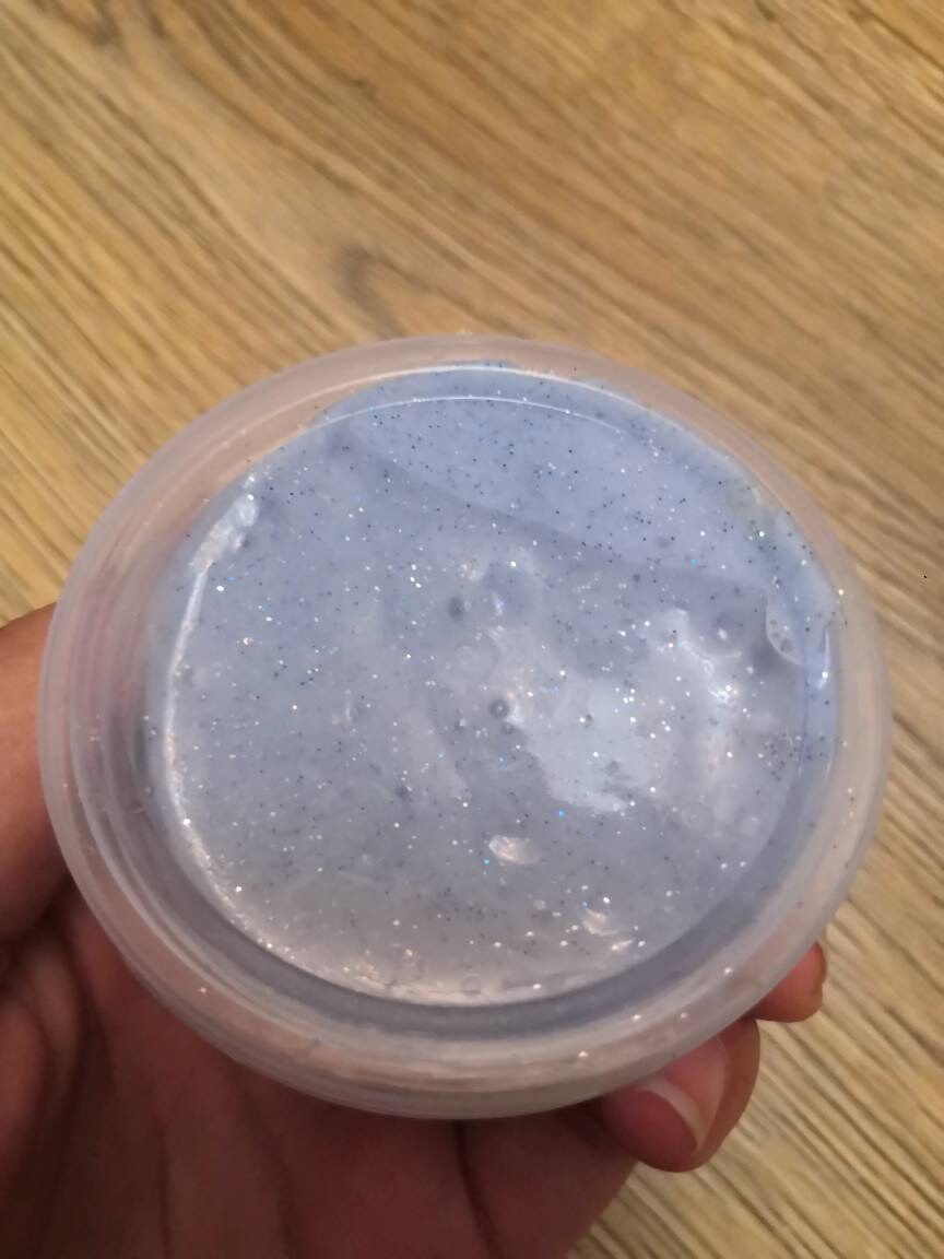Light blue slime with glitter | Etsy