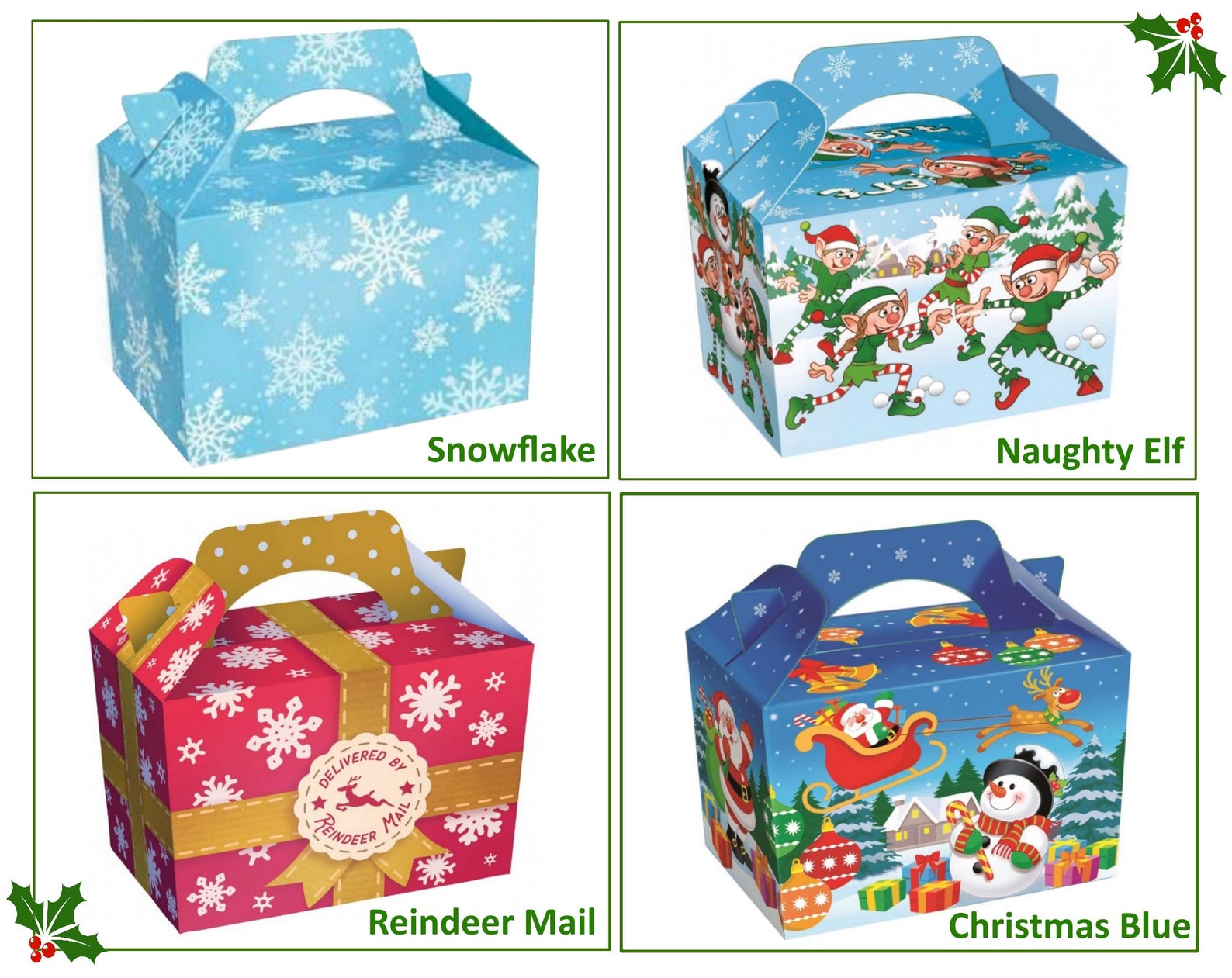Christmas Party Food Lunch Boxes Gift Box P/w - Etsy