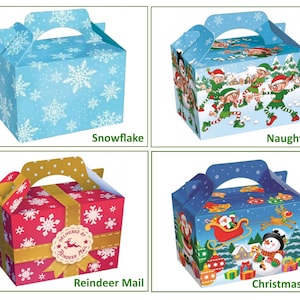 Christmas Party Food Lunch Boxes Gift Box P/w - Etsy