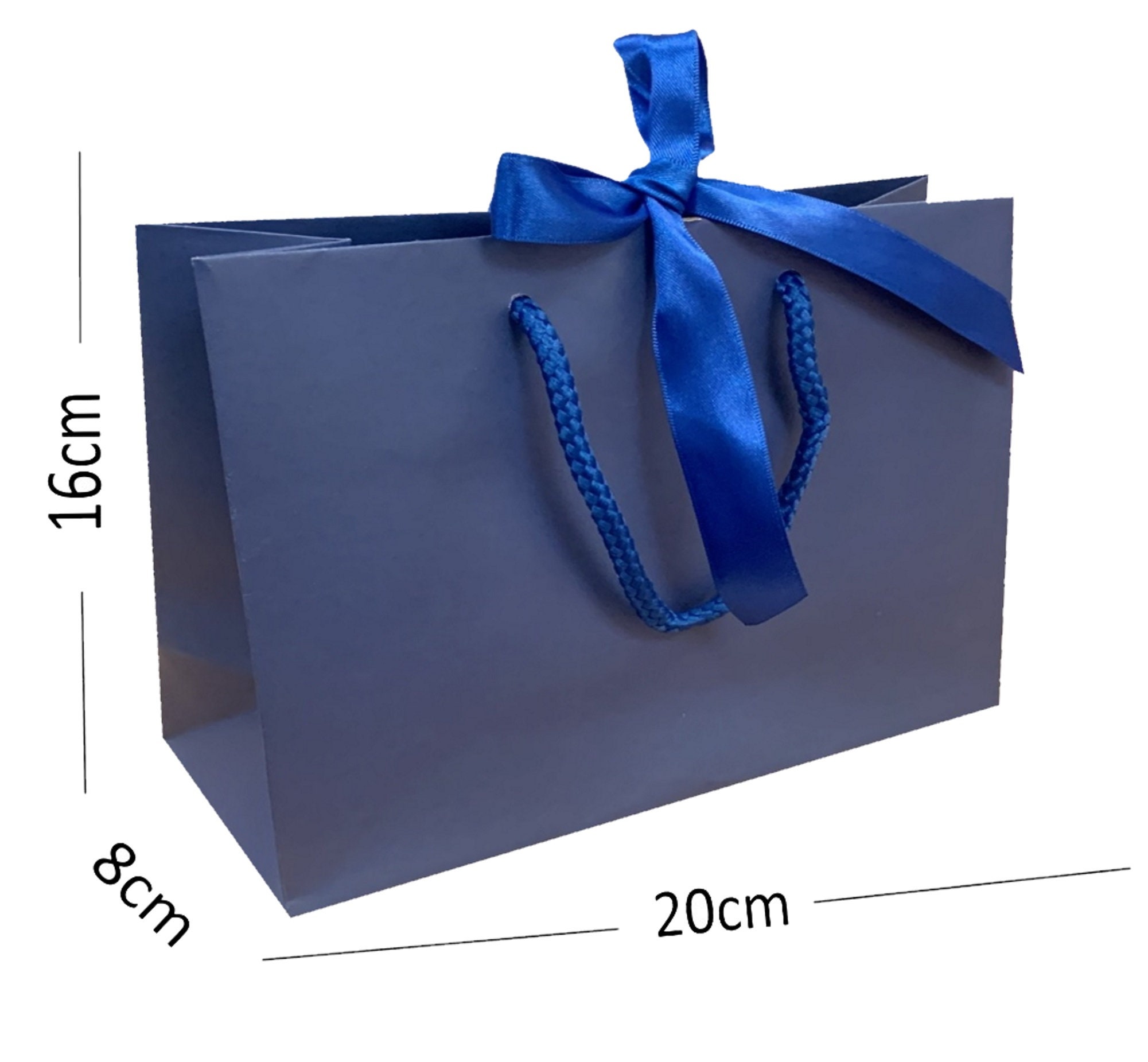 Small Ribbon Tie Party Gift Bags With Rope Handles Birthday - Etsy UK