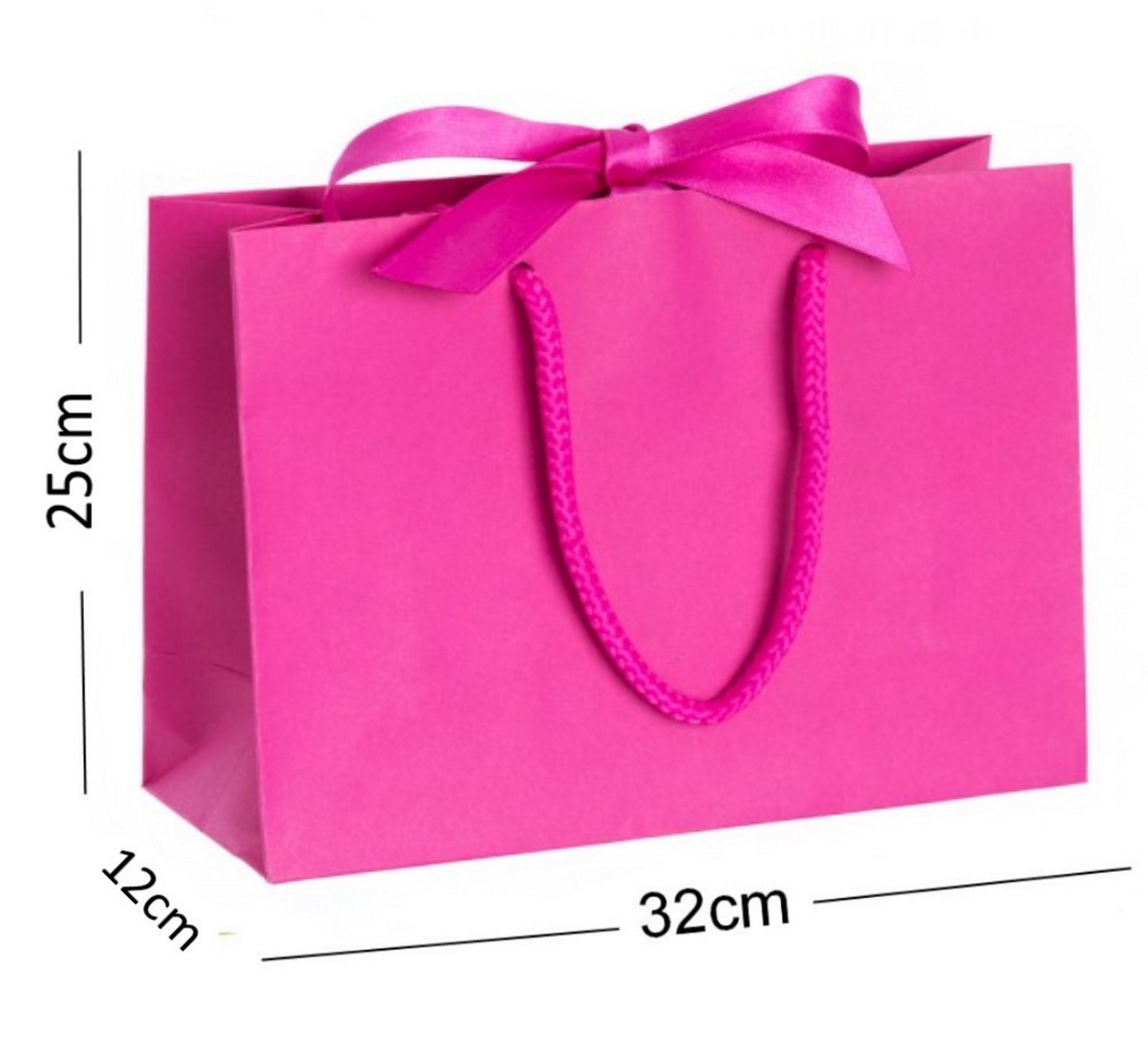 Medium Ribbon Tie Party Gift Bags With Rope Handles Birthday - Etsy UK