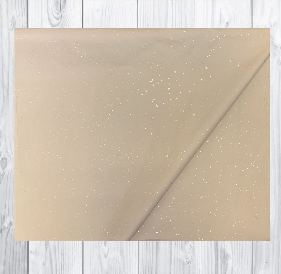 Natural Kraft With Gold Gemstone Luxury Sparkly Glitter Gem Tissue ...