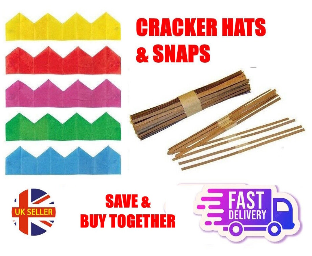 Christmas Cracker Hats & Snaps / Pulls / Bangs - Make Build Your Own ...