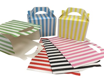 Birthday Party Food Gift Boxes Carry Handle Lunch Box Bag cp - Etsy