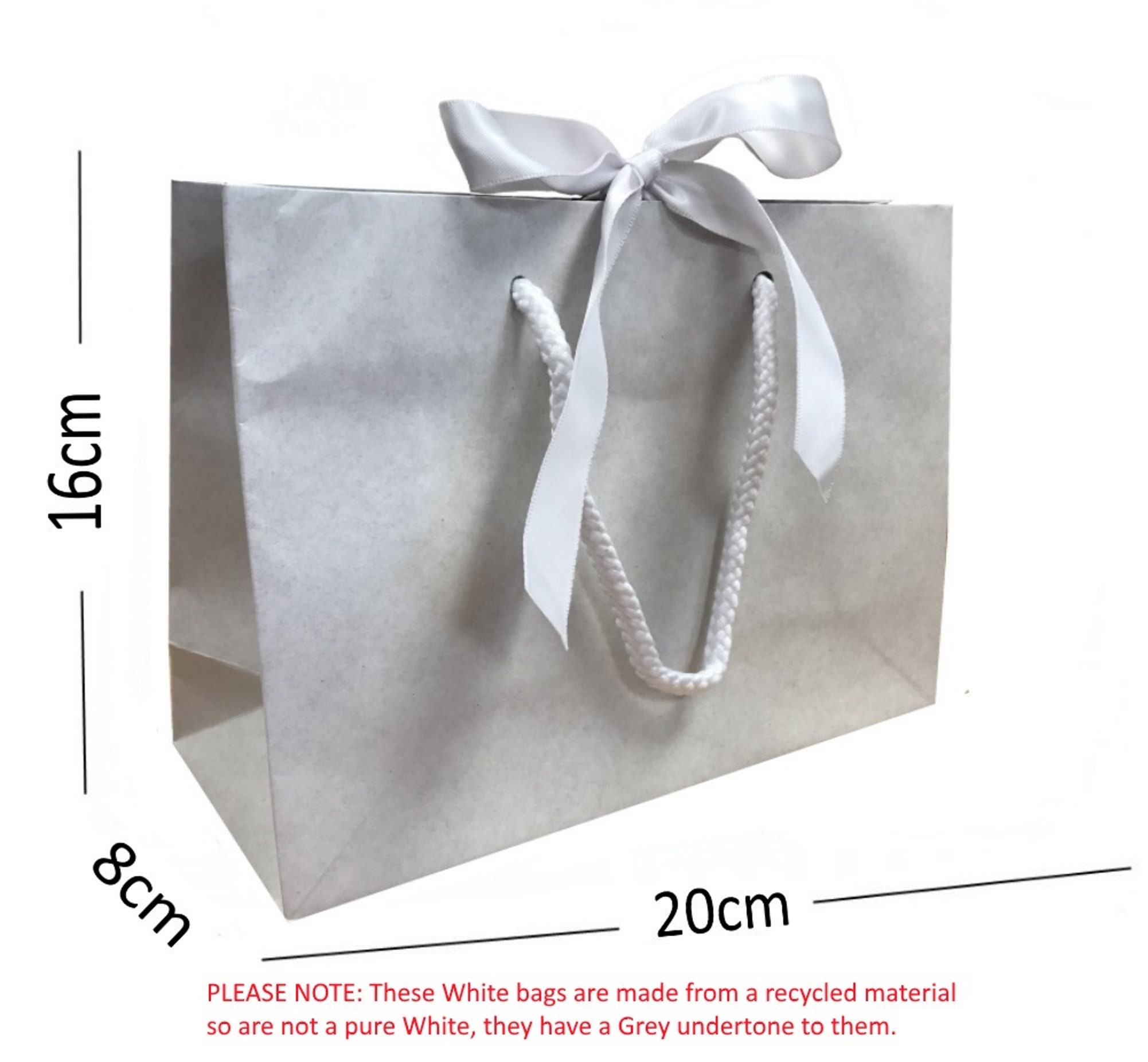 Small Ribbon Tie Party Gift Bags With Rope Handles - Birthday ...