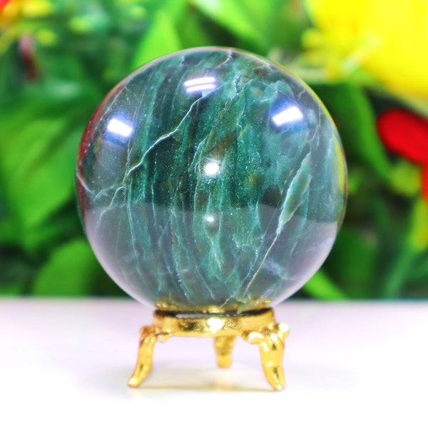 Green Jade Sphere - Etsy