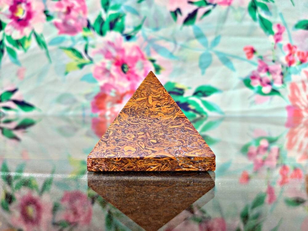 A CALLIGRAPHY PYRAMID 60MM Mariam Jasper Pyramid Arabic - Etsy