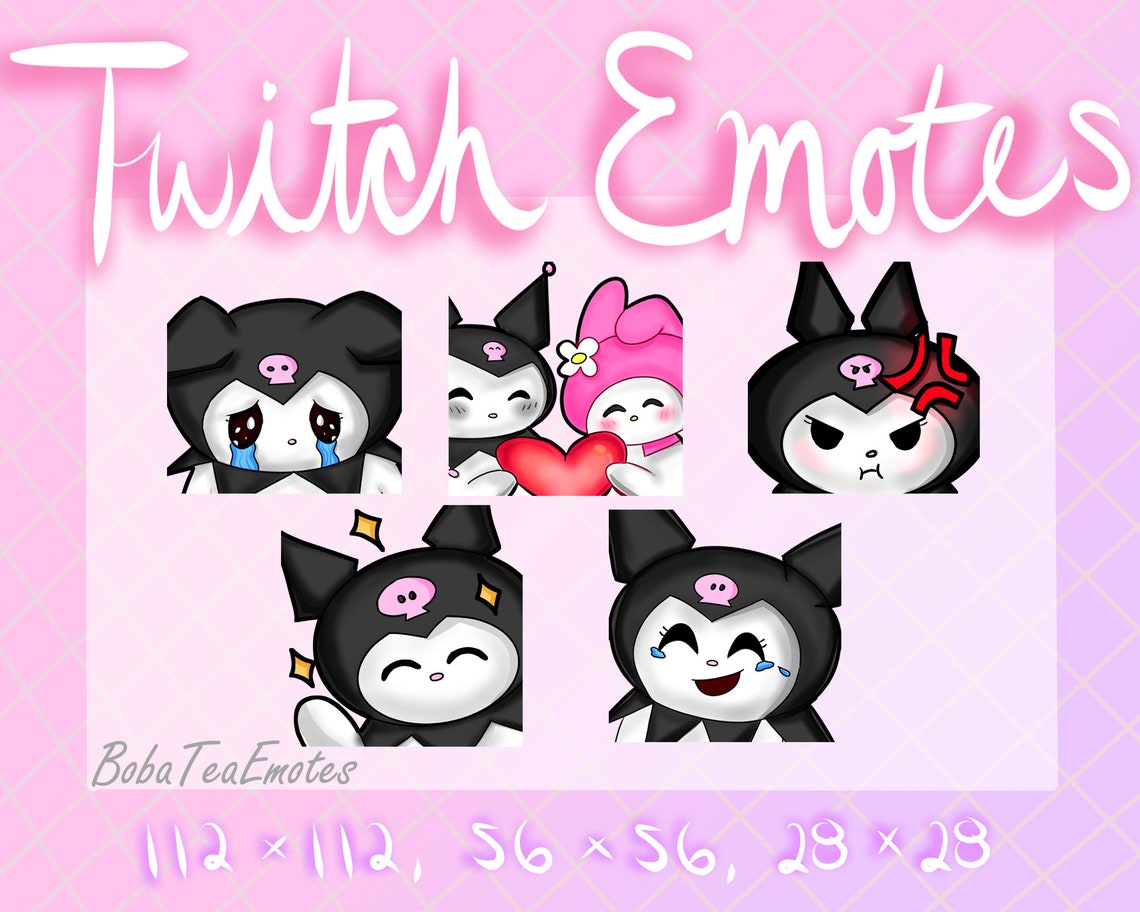 Cute Kitty Twitch/ Discord Emotes - Etsy