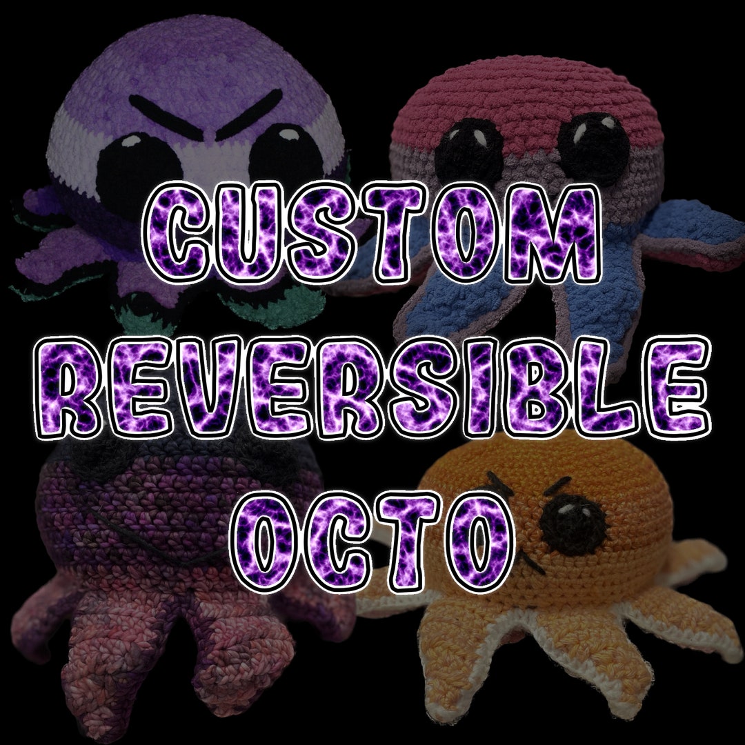 Custom Reversible Octo Plush - Etsy