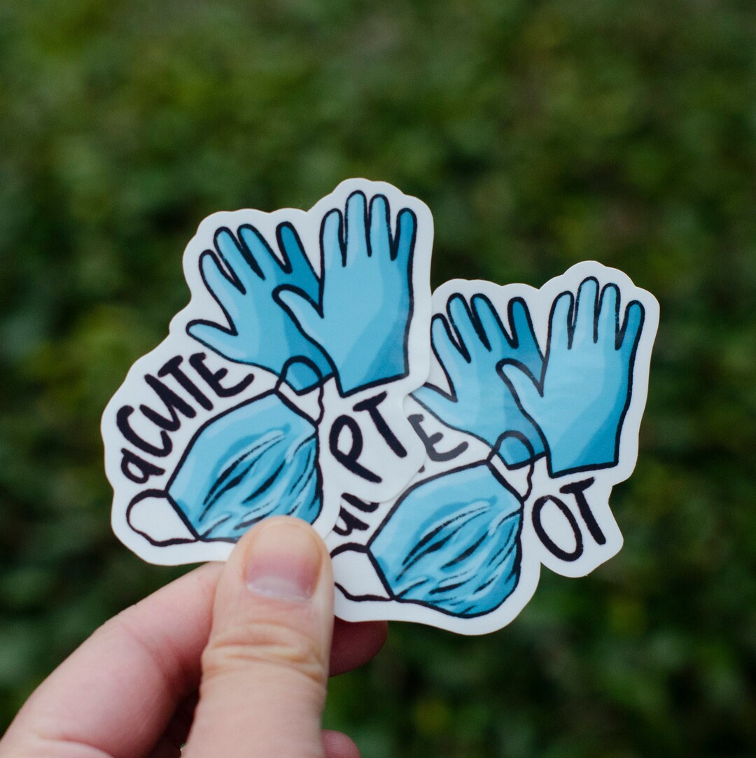 Acute PT/OT Sticker - Glossy Sticker, Vinyl Sticker, Laptop Sticker ...