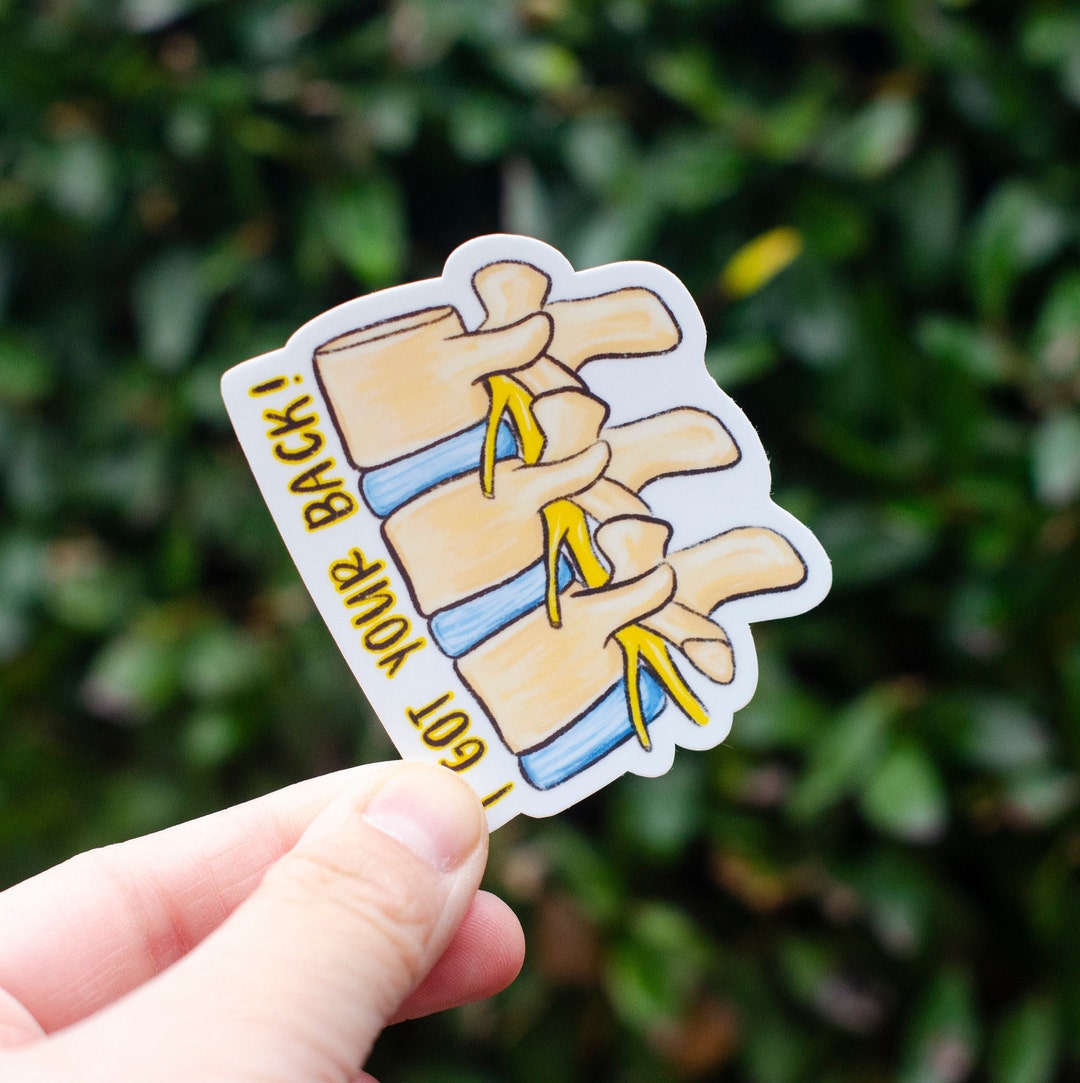 I Got Your Back! Spine Sticker - Glossy Sticker, Vinyl Sticker, Laptop ...