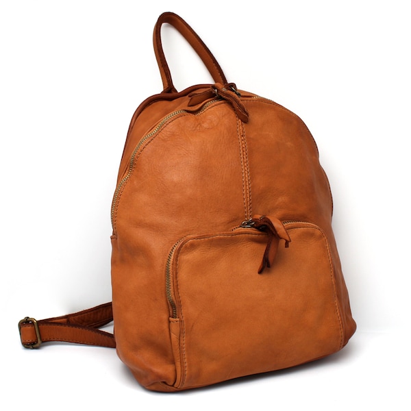 Leather Backpack - Etsy