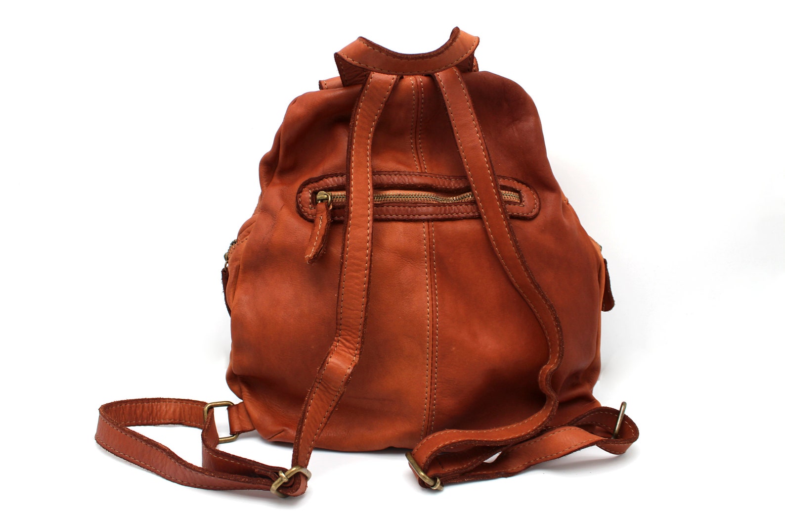 Soft Leather Backpack for Women Made in Italy Backpack Rucksack - Etsy