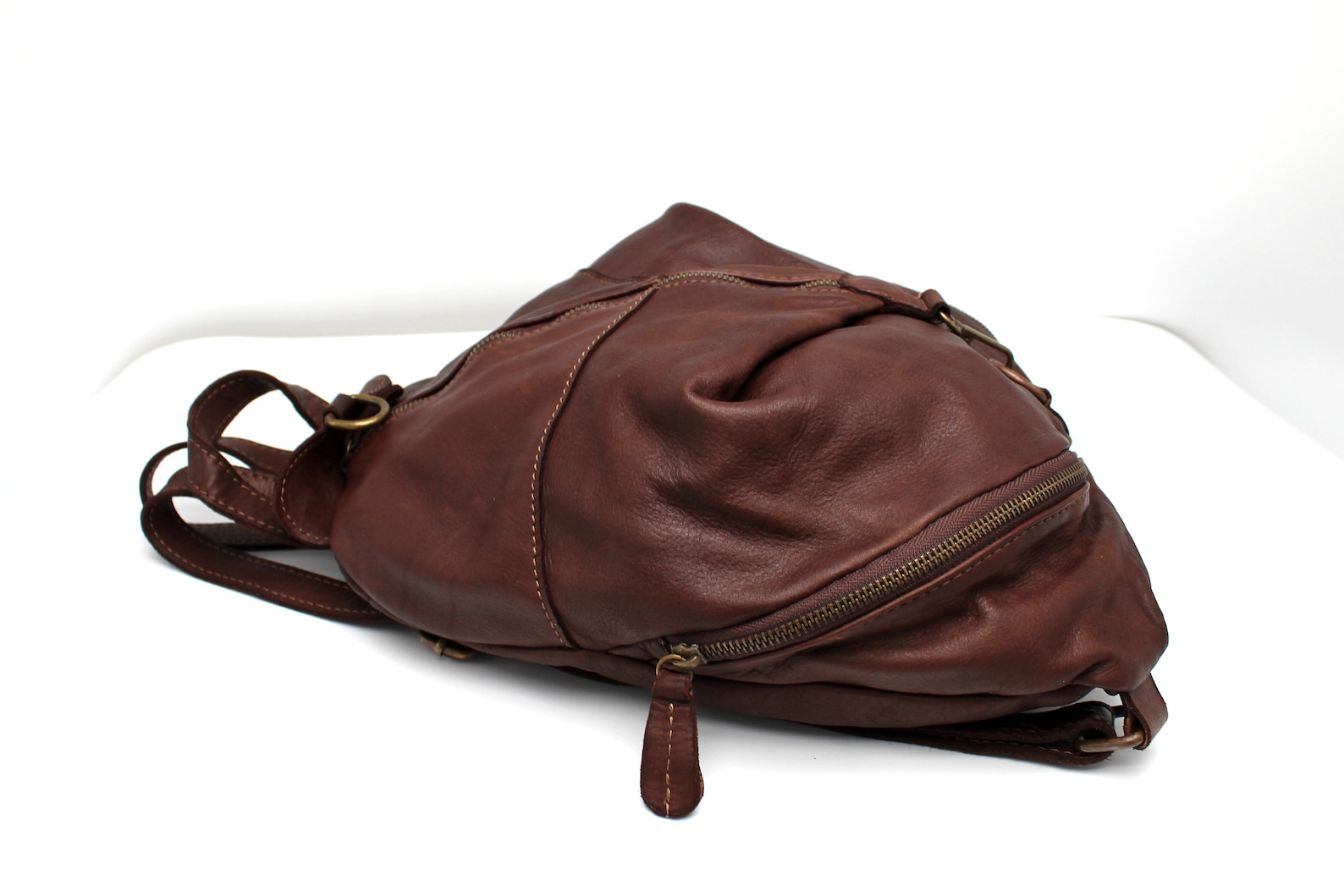 Soft Leather Backpack for Women Made in Italy Backpack Rucksack - Etsy