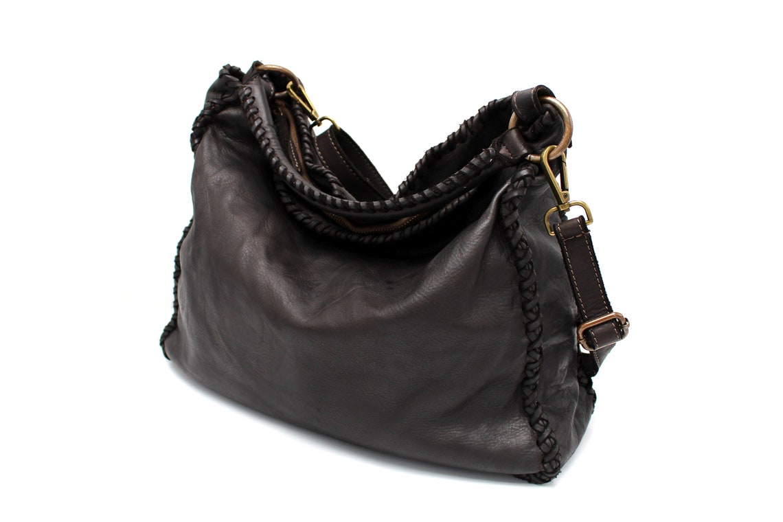 Leather Bag Soft Leather Handbag Women Leather Purse Hobo Soft - Etsy