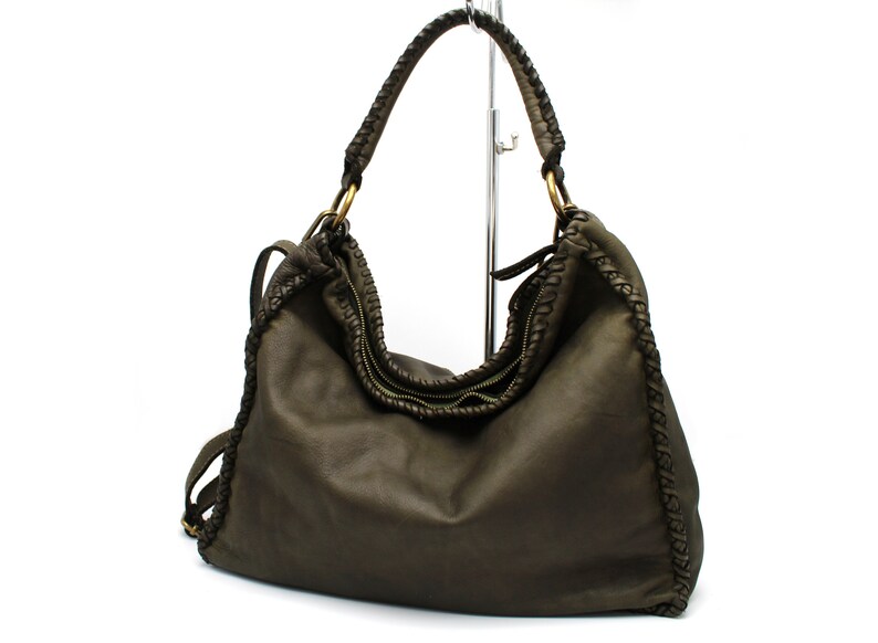 Leather Bag Soft Leather Handbag Women Leather Purse Hobo Soft - Etsy