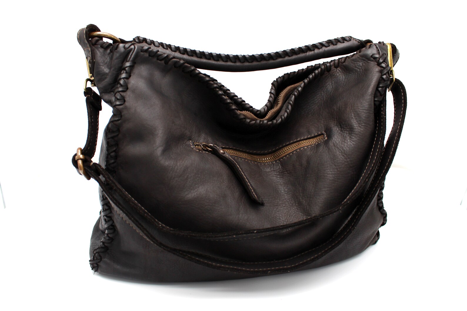 Leather Bag Soft Leather Handbag Women Leather Purse Hobo Soft - Etsy