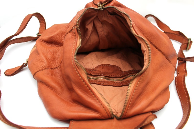 Soft Leather Backpack for Women Made in Italy Backpack Rucksack - Etsy