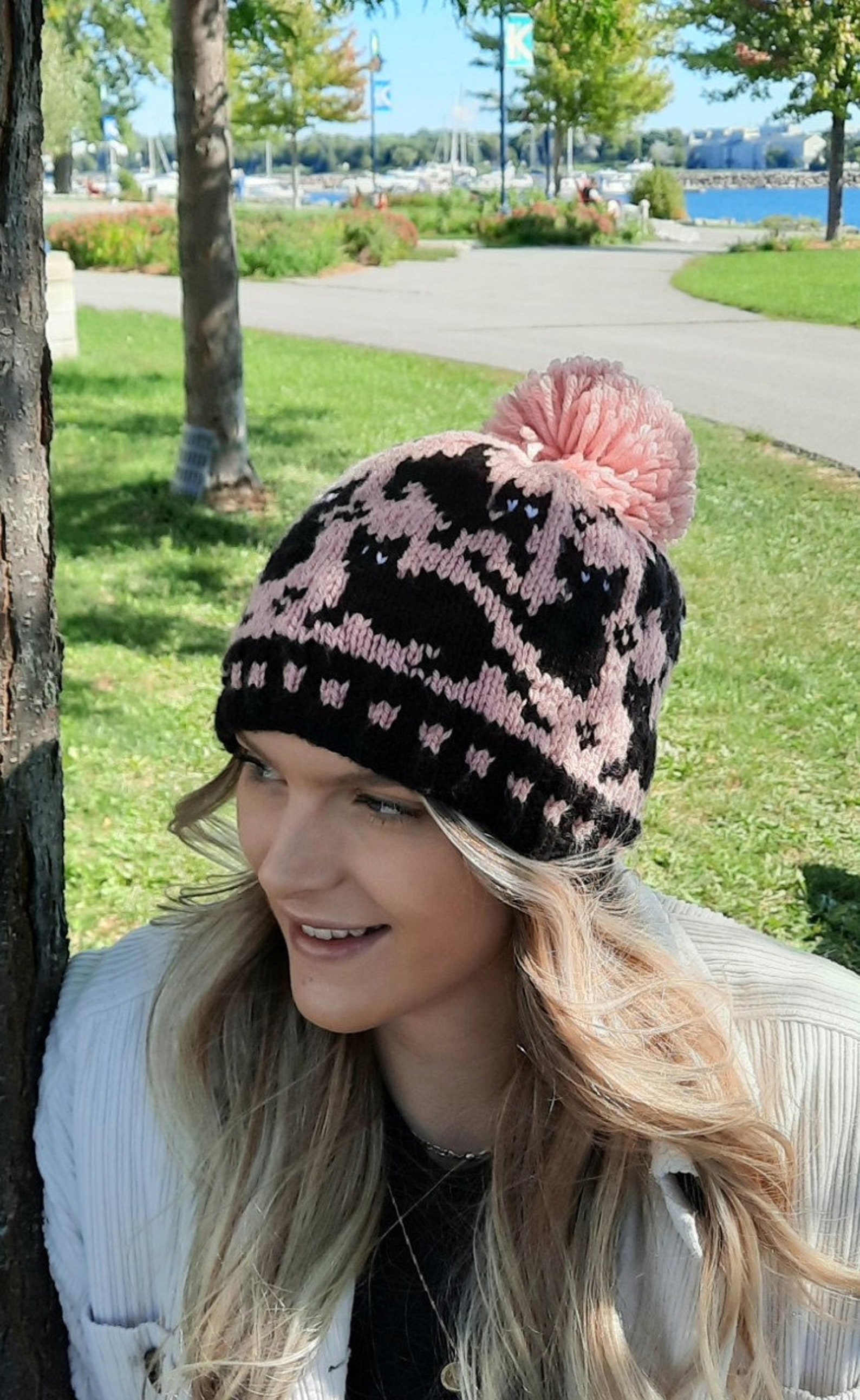 Katrina, Trio of Cats, Beanie, Knitting Pattern, Toque, Hat, Women's ...