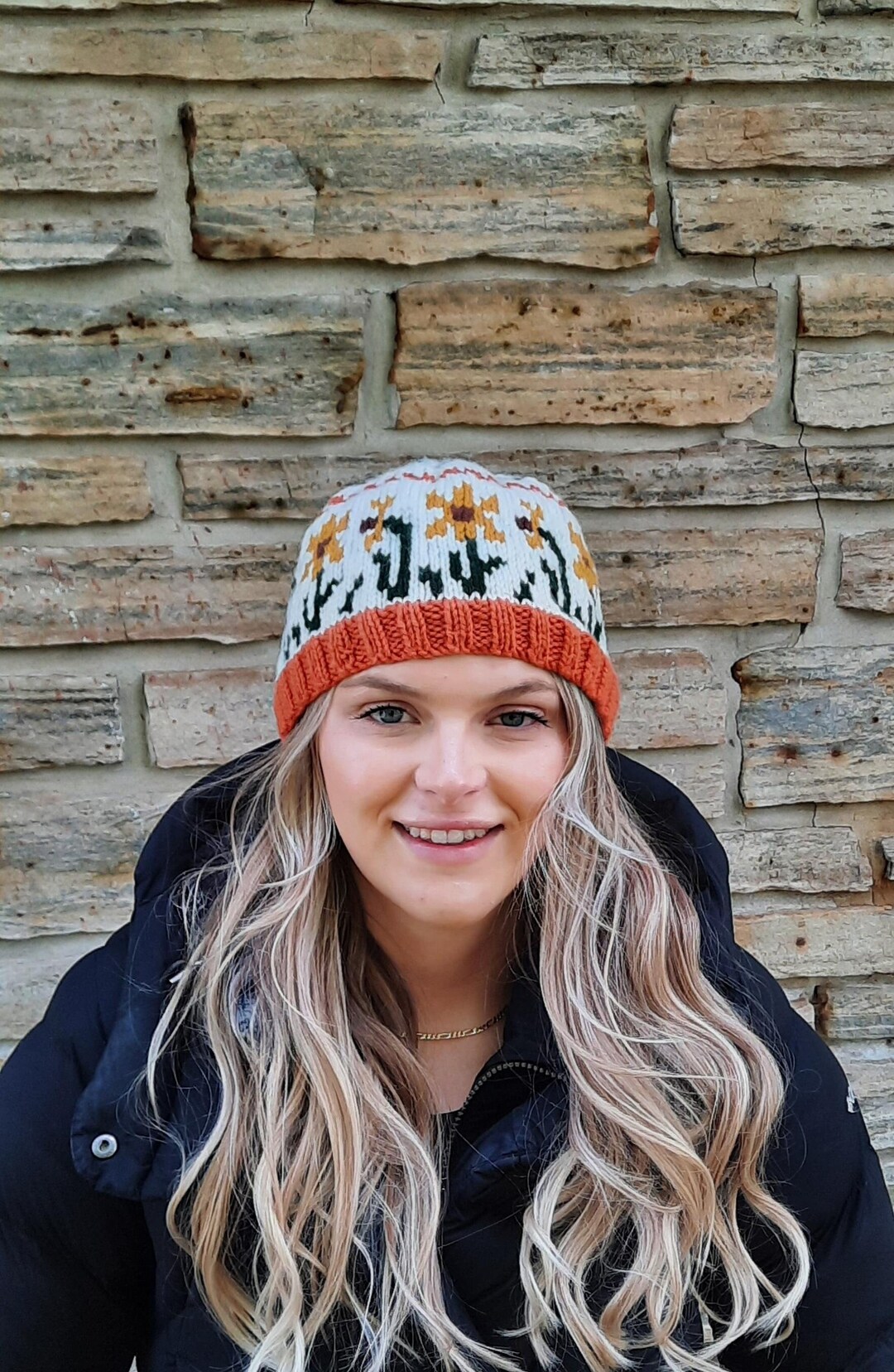 Marisol, Beanie, Knitting Pattern, Hat, Sunflower, Autumn, Fall, Fair ...