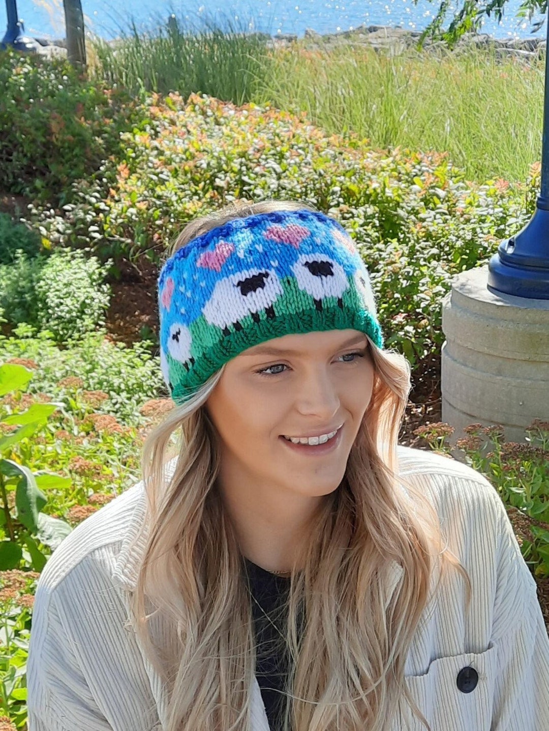 Loving Sheep, Headband, Knitting Pattern, Earwarmer, Sheep, Animal ...