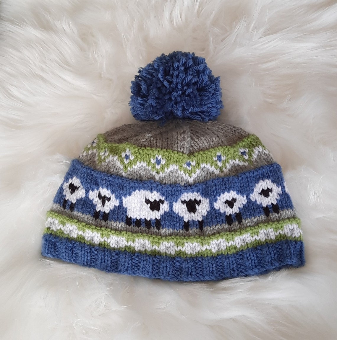 Riley, Sheep Hat Knitting Pattern, Animal, Beanie, Hat, Toque, Women ...
