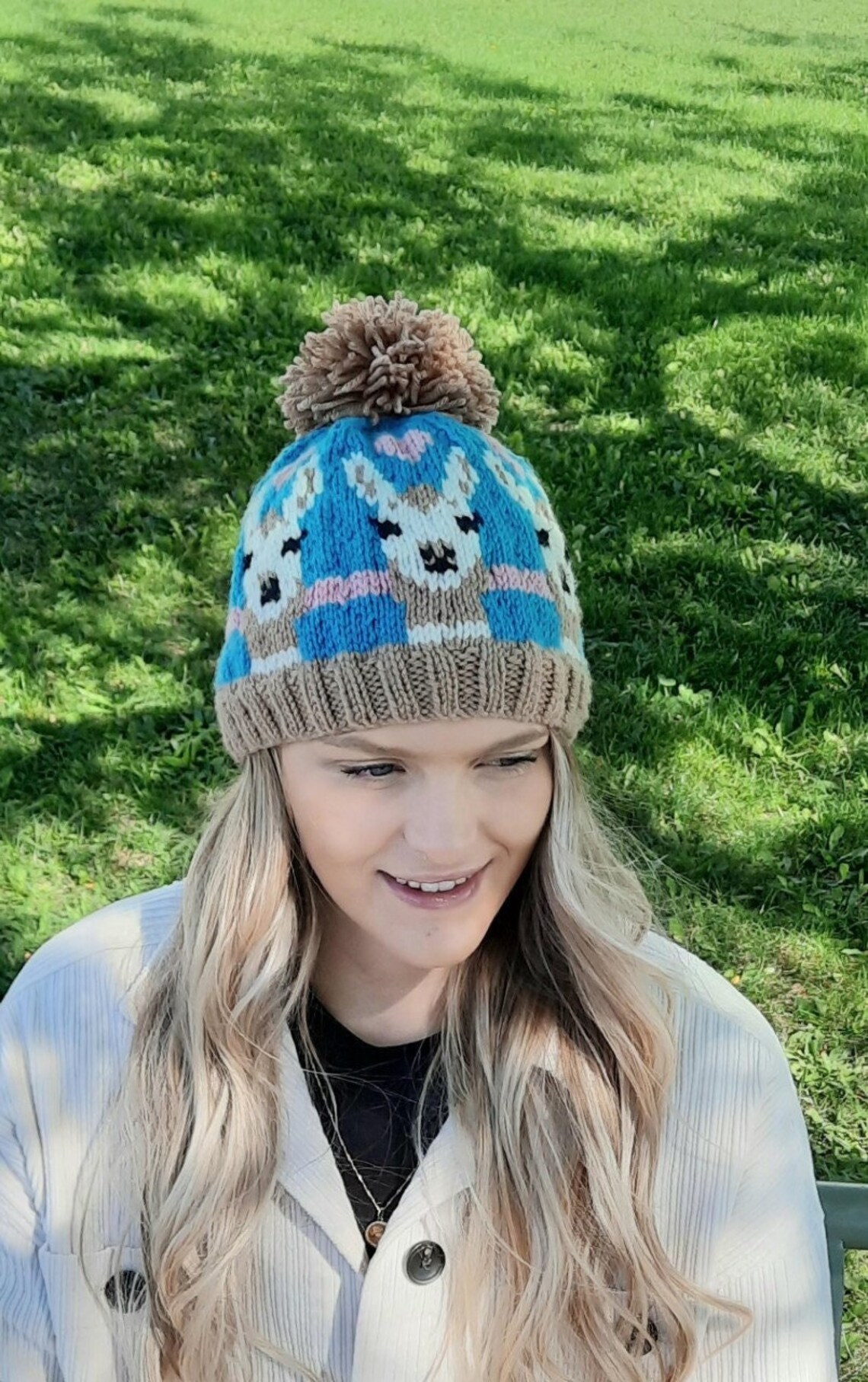 Lauren, Lama, Knitting Pattern, Animal, Hat, Toque, Beanie, Women's ...