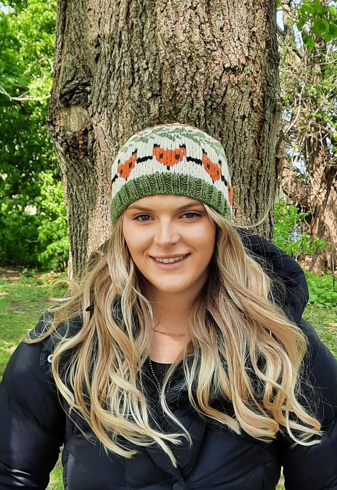 Ginger, Hat, Knitting Pattern, Toque, Beanie, Fall, Autumn, Fox, Leaves ...