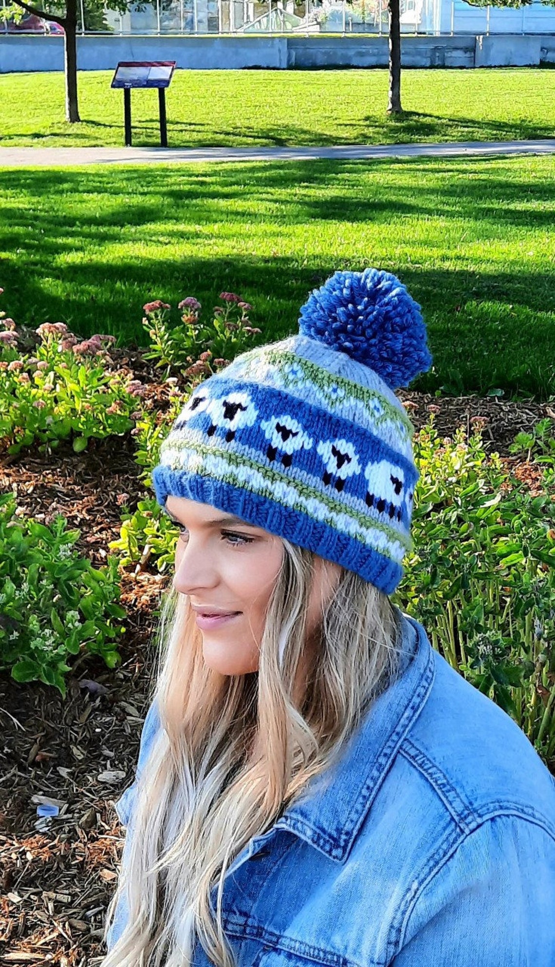 Riley, Sheep Hat Knitting Pattern, Animal, Beanie, Hat, Toque, Women ...