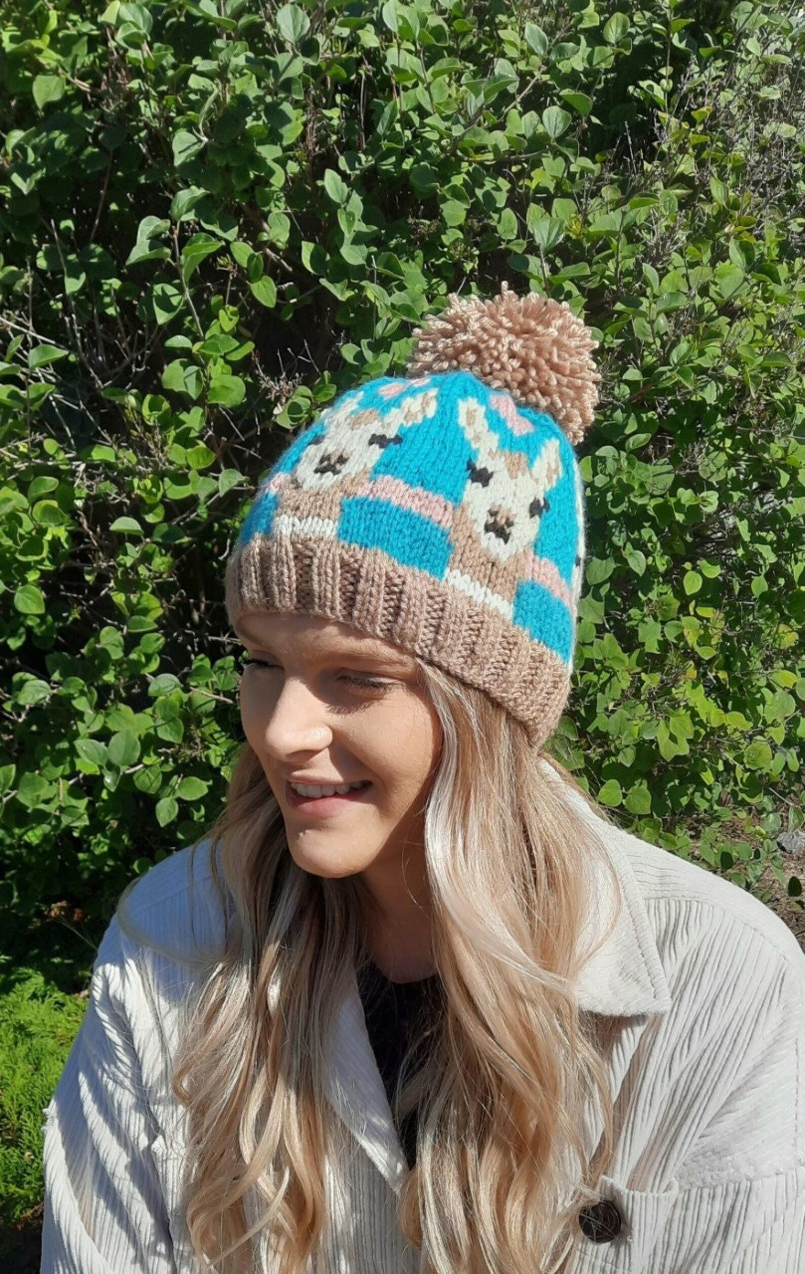 Lauren, Lama, Knitting Pattern, Animal, Hat, Toque, Beanie, Women's ...
