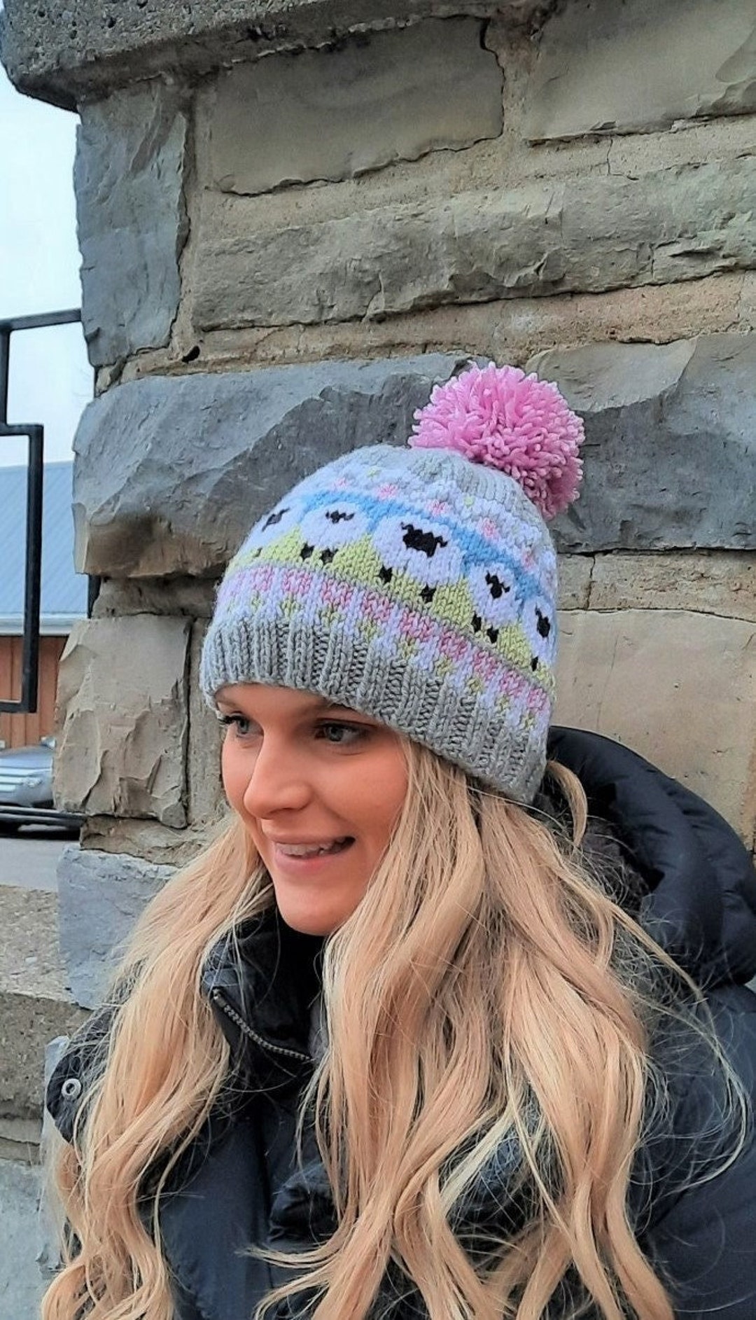 Siobhan, Sheep Hat Knitting Pattern, Hat, Sheep Pattern, Fair Isle ...