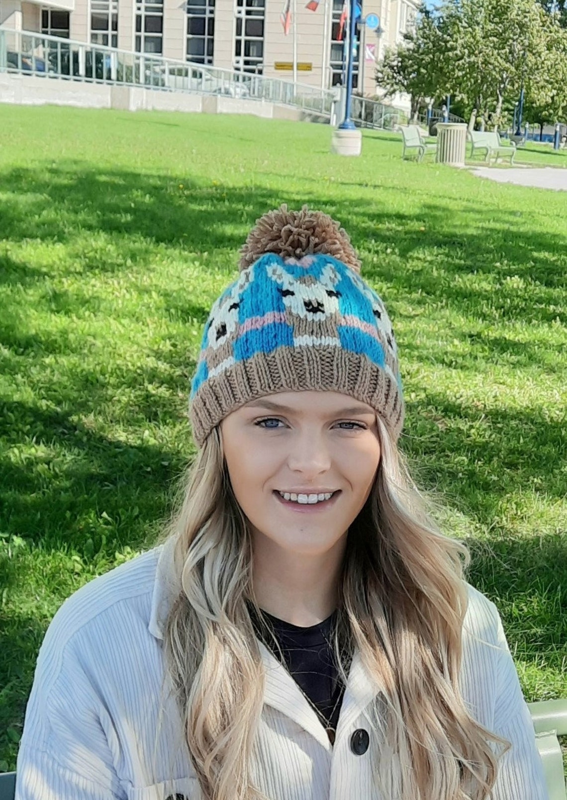 Lauren, Lama, Knitting Pattern, Animal, Hat, Toque, Beanie, Women's ...