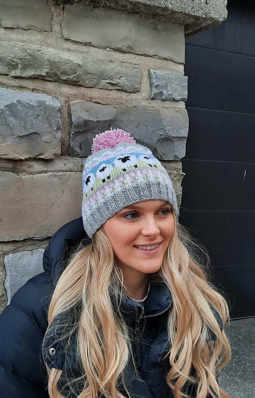 Siobhan, Sheep Hat Knitting Pattern, Hat, Sheep Pattern, Fair Isle ...