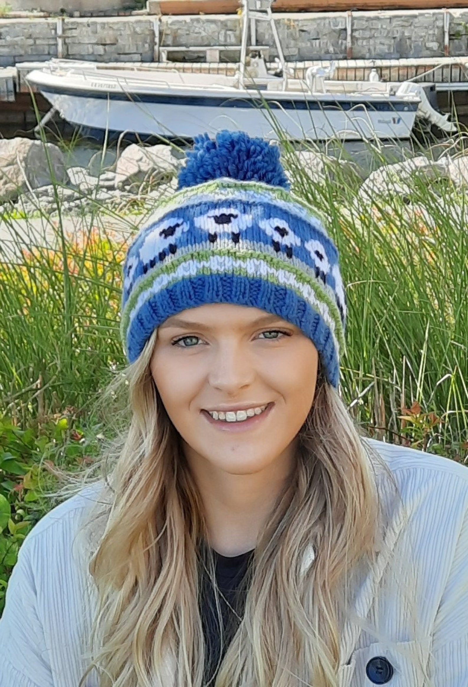 Riley, Sheep Hat Knitting Pattern, Animal, Beanie, Hat, Toque, Women ...