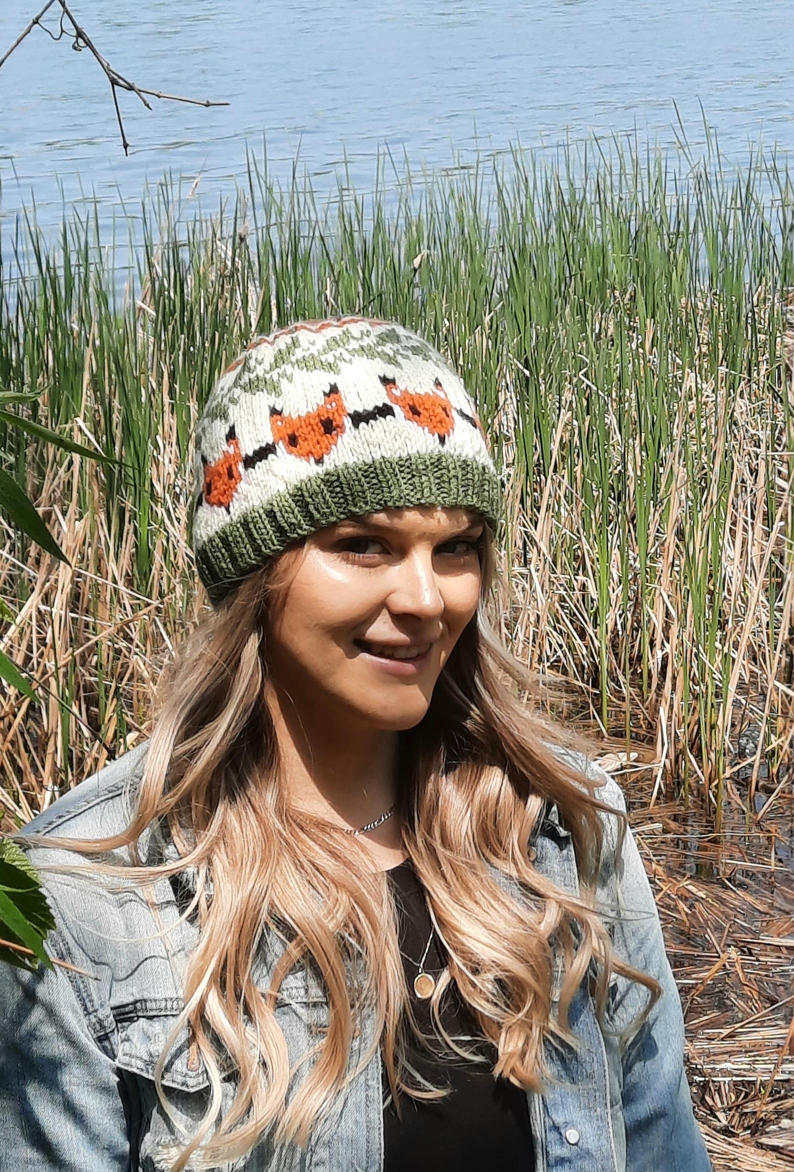 Ginger, Hat, Knitting Pattern, Toque, Beanie, Fall, Autumn, Fox, Leaves ...