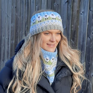 Serena NECK WARMER Knitting Pattern, Sheep, Animal, Icelandic, Fair ...
