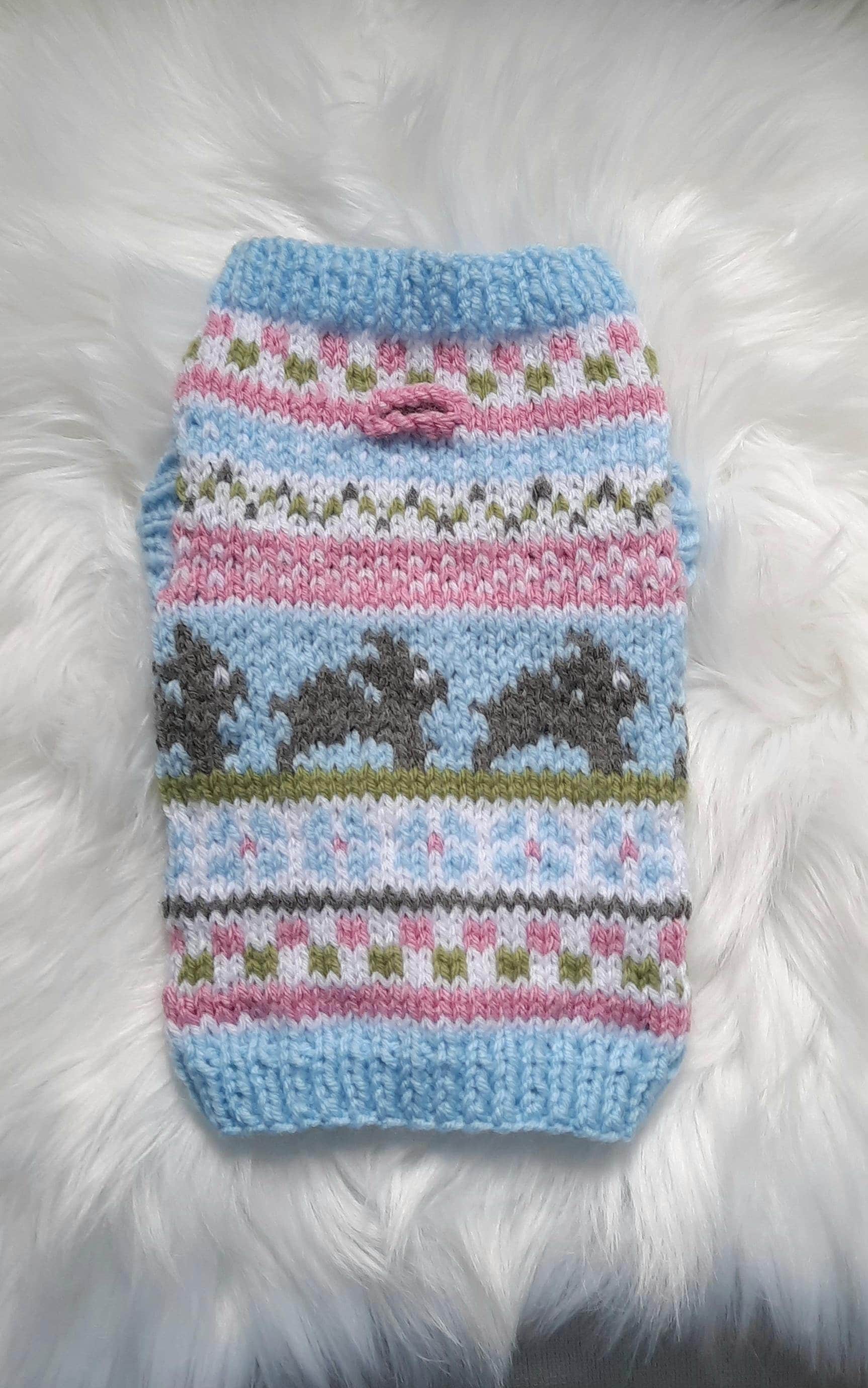 The Bunny Hop, Knitting Pattern, Sweater, Jacket, Coat, Jumper, Small ...