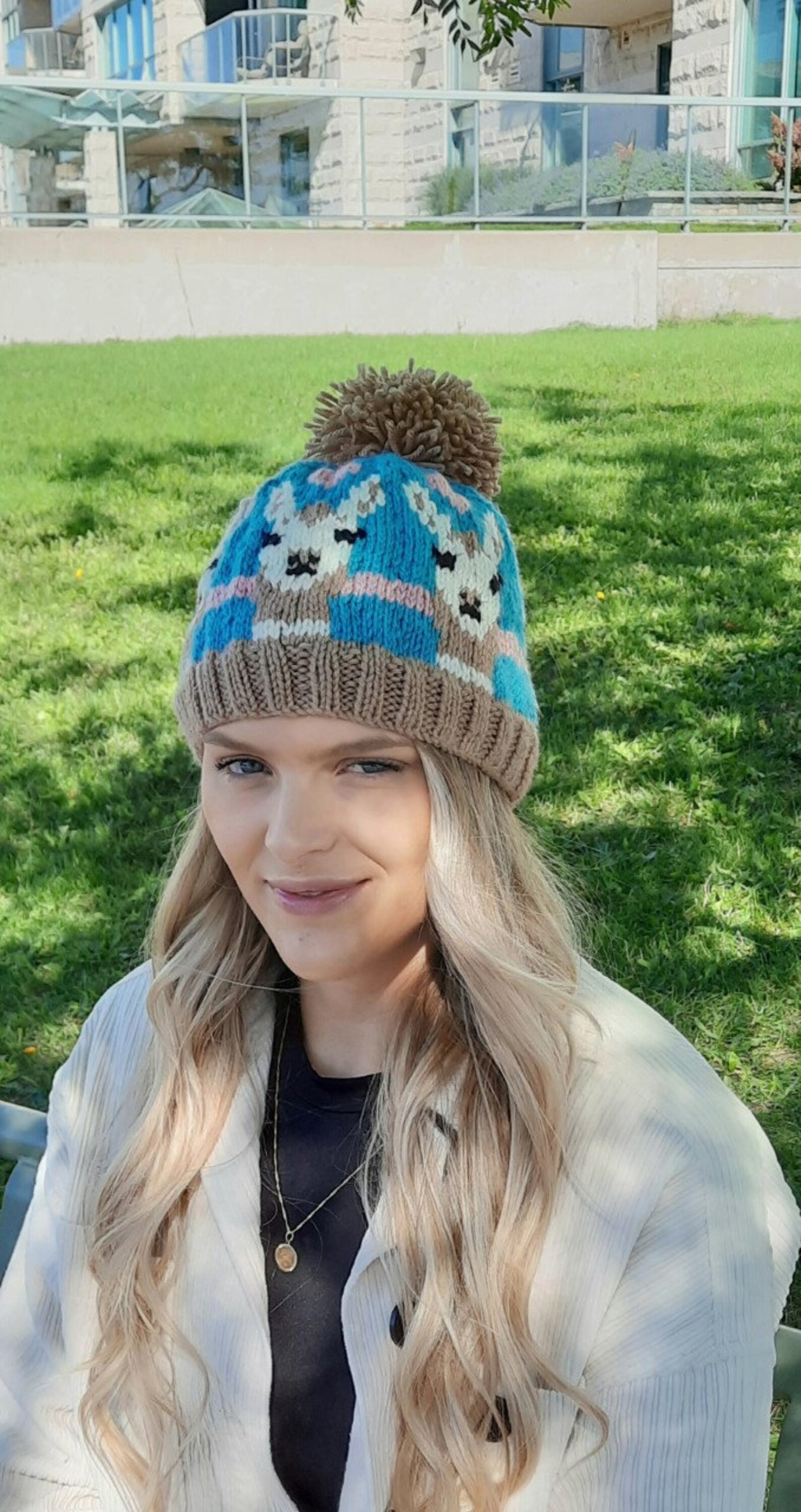 Lauren, Lama, Knitting Pattern, Animal, Hat, Toque, Beanie, Women's ...