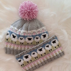 Siobhan, Sheep Hat Knitting Pattern, Hat, Sheep Pattern, Fair Isle ...