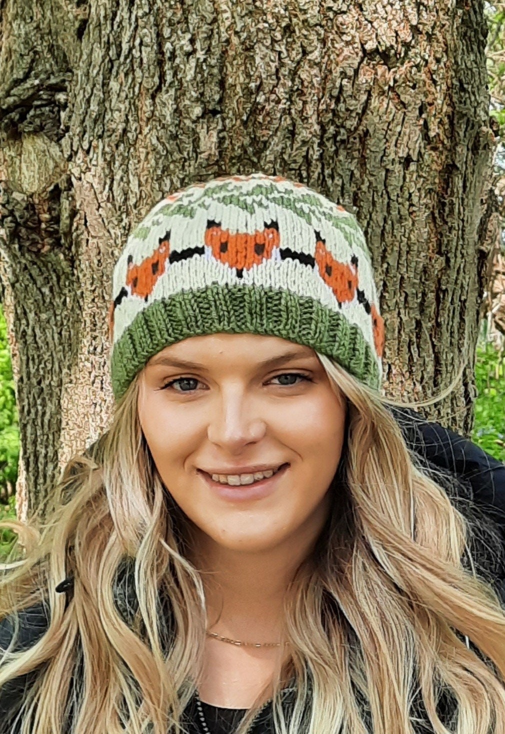 Ginger, Hat, Knitting Pattern, Toque, Beanie, Fall, Autumn, Fox, Leaves ...
