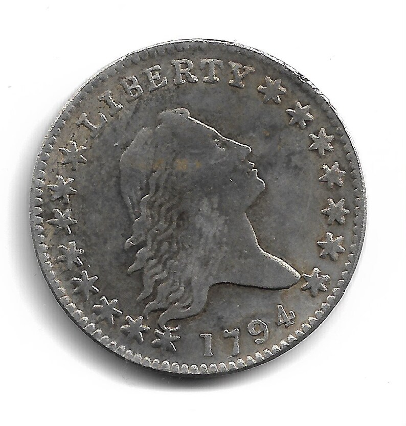 USA Flowing Hair HALF DOLLAR Coin 1794 Copy Museum Collection - Etsy