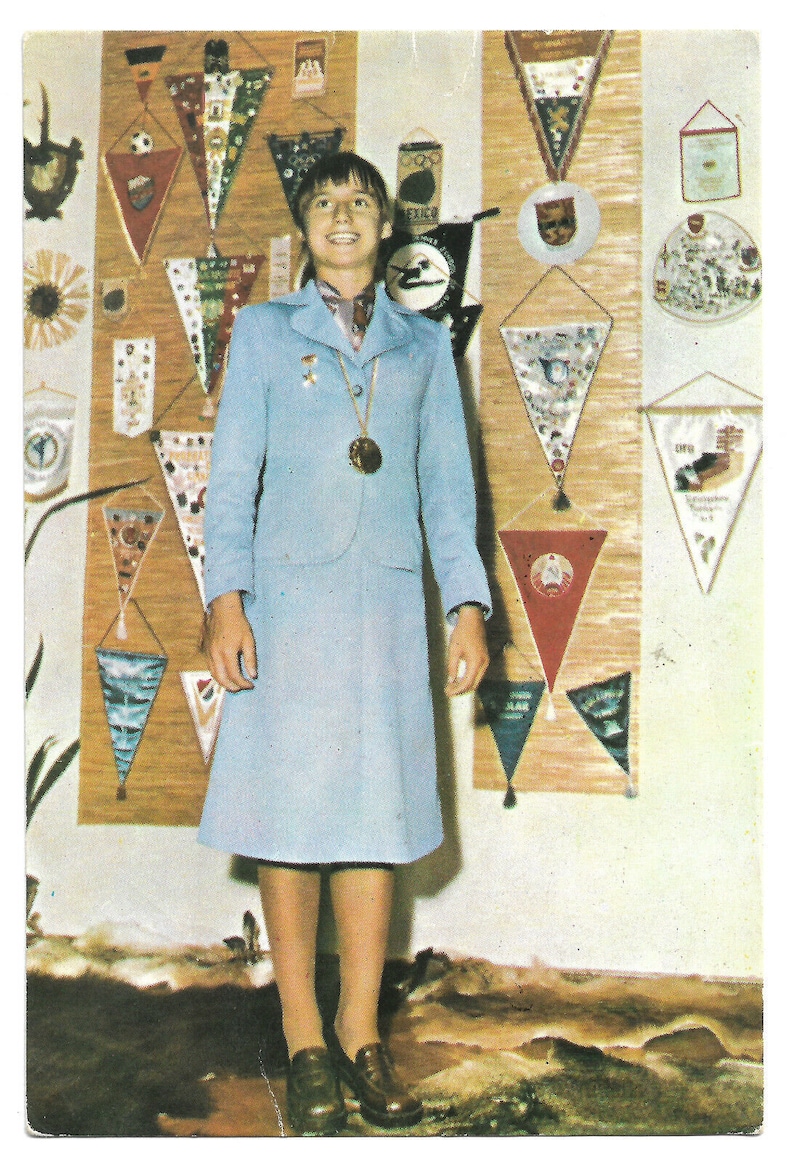 1976 Gymnast NADIA COMANECI Romania gold Medalist at the 1976 Olympic ...