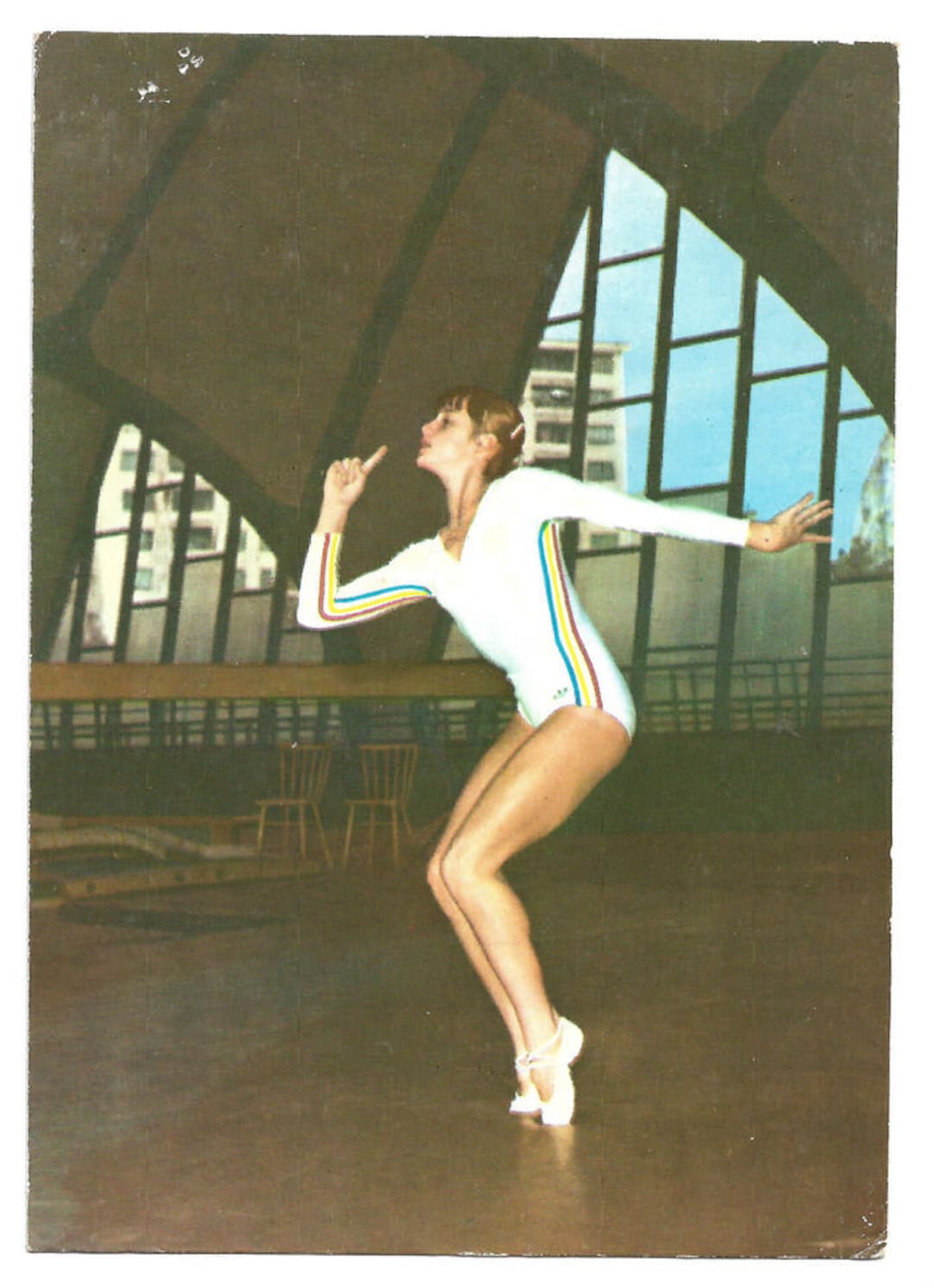 1976 Gymnast NADIA COMANECI Romania -gold Medalist at the 1976 Olympic ...