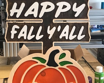 Happy Fall Door Leaner DIGITAL Crvdxfsvgpdf for Carving - Etsy