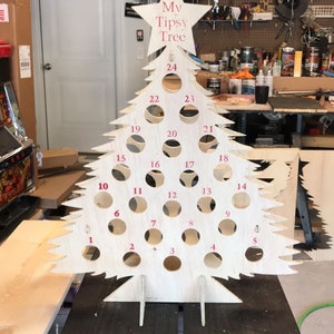 Tipsy Tree Small Liquor Bottle Holder DIGITAL Crv,dxf,svg,pdf for ...