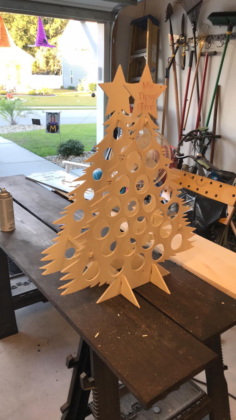 Tipsy Tree Small Liquor Bottle Holder DIGITAL Crv,dxf,svg,pdf for ...