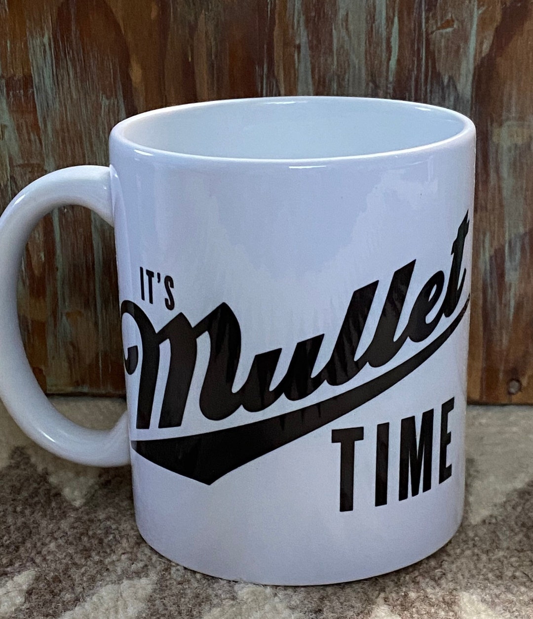 Its Mullet Time Coffee Cup Funny Gifts Gifts for Him Redneck Valentine ...